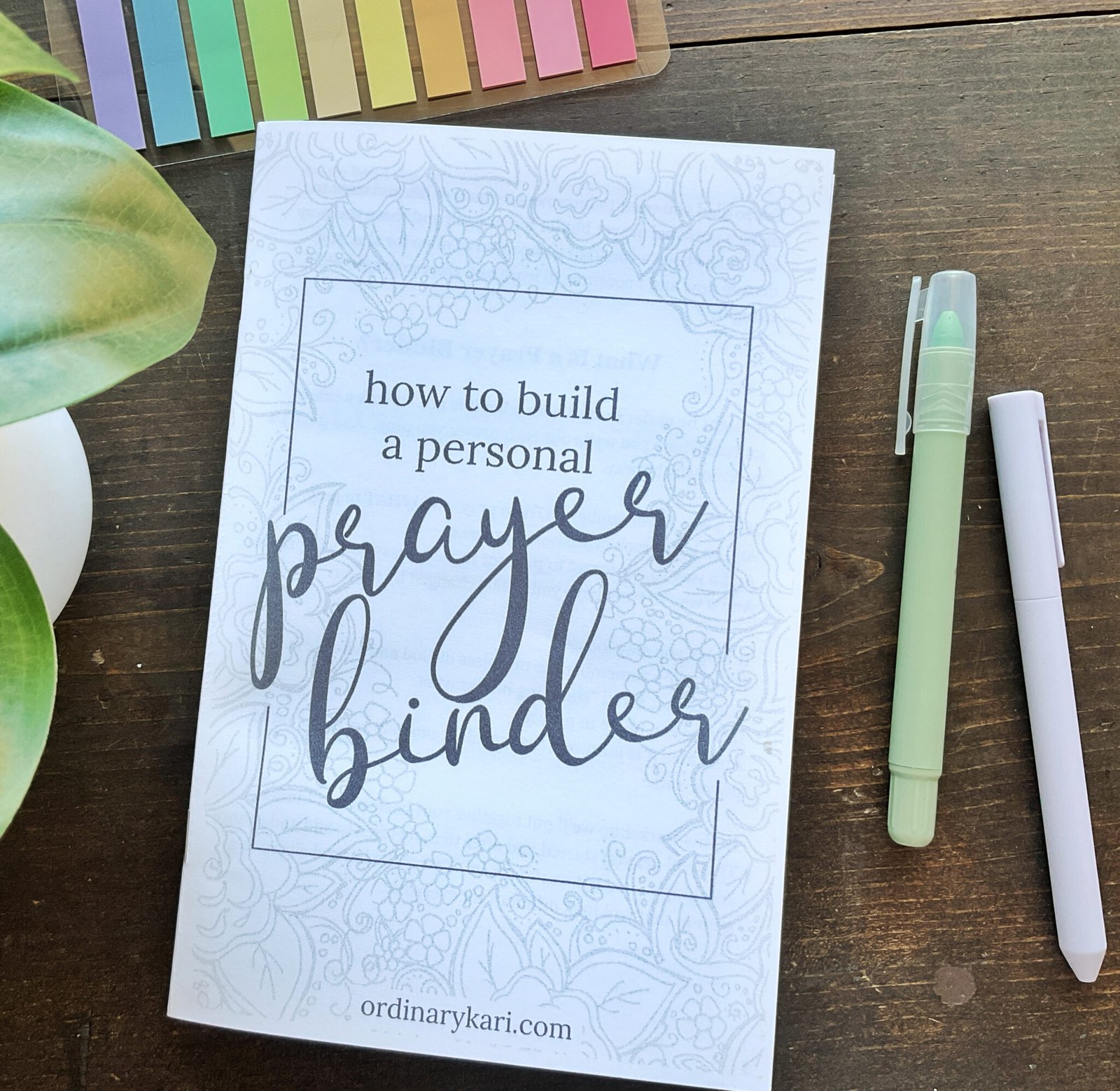 Prayer Binder – Build a personal prayer binder